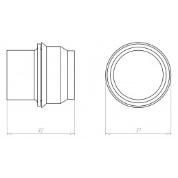 Cap terminal si tranzit montaj in beton cu capac formată din 2 piese ...