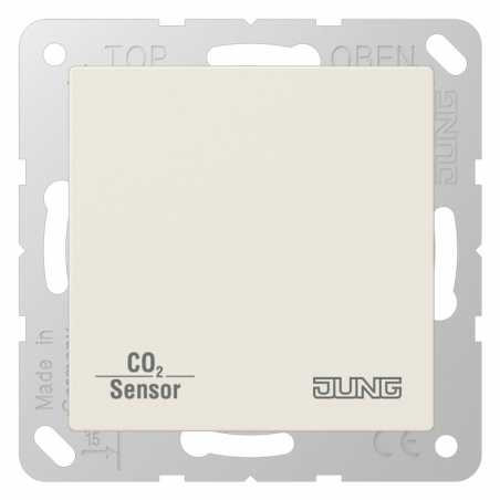 Jung CO2A2178,Senzor KNX CO2 cu senzor de umiditate și regulator de temperatură a camerei,alb