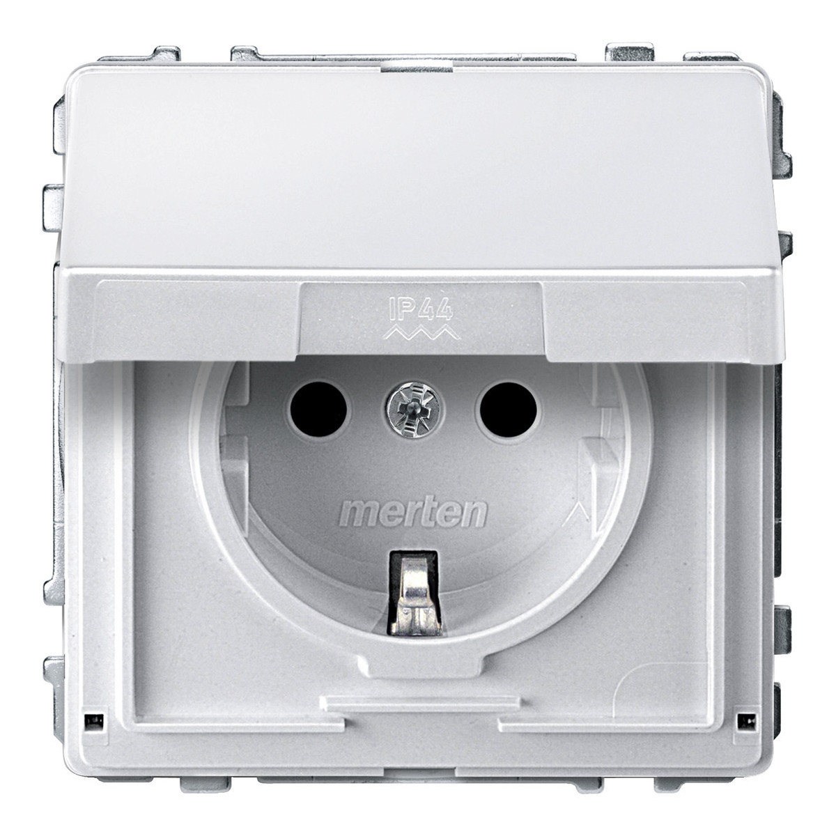 Priza schuko pentru exterior sau zone umede 16A 250V din termoplastic ...