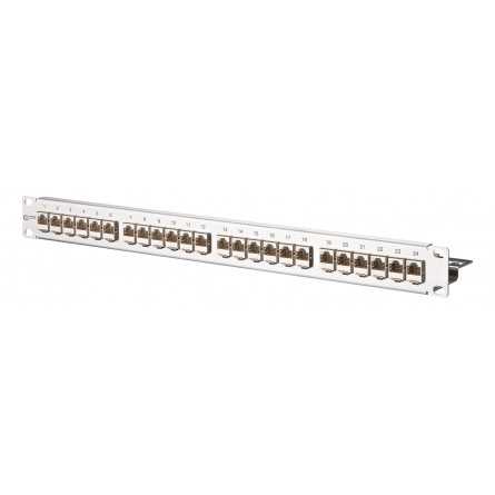 Patchpanel suport module RJ45 de 19 inchi 1U 24 porturi din oțel ...