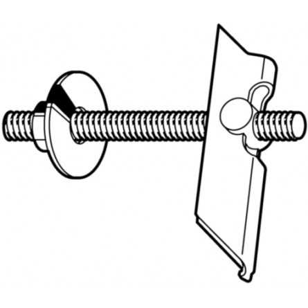 Diblu basculant Fischer galvanizat M5x100mm pentru fixarea ...